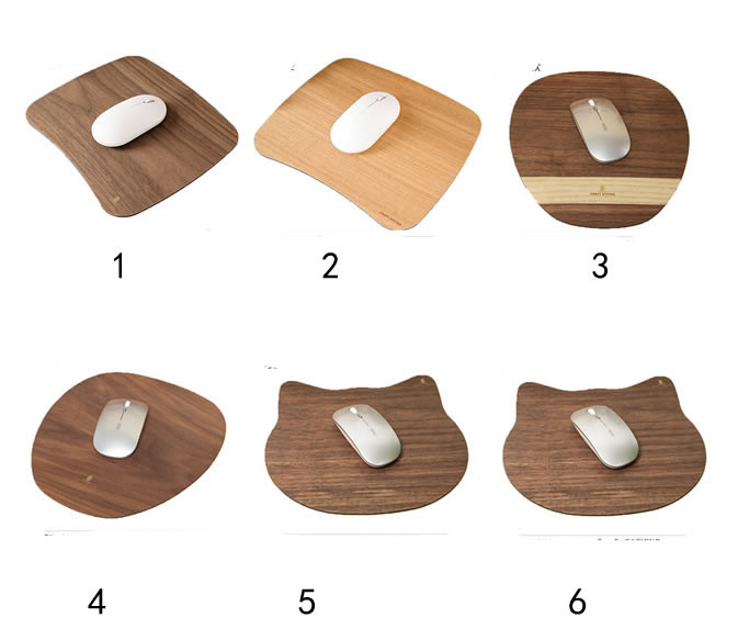 Creative Wooden Tree Bark Mouse Pad - WoodOrganize